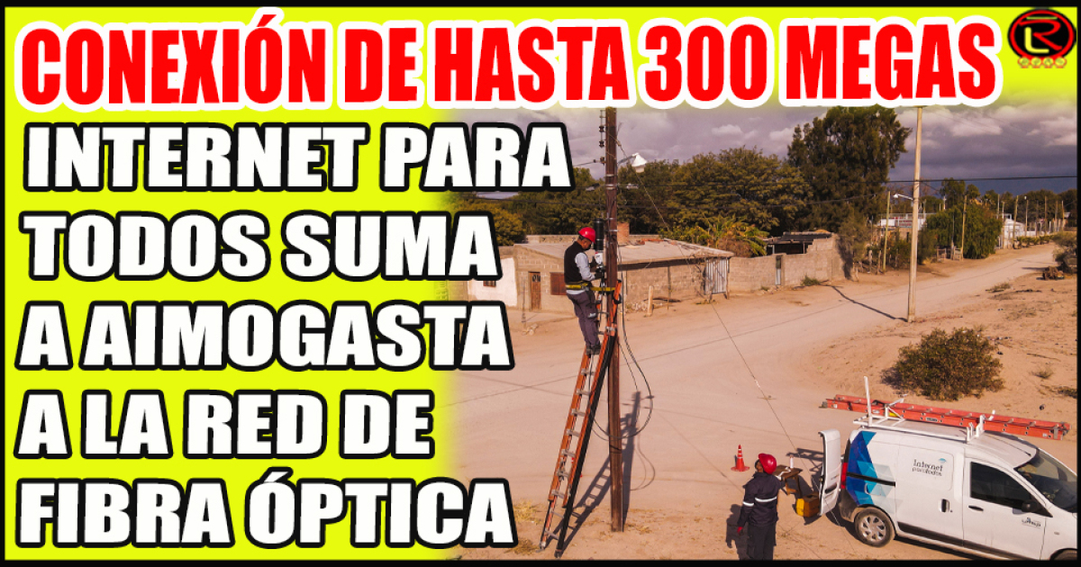 La obra se ejecutó en 4 meses: se implementaron 92.000 metros de fibra ...