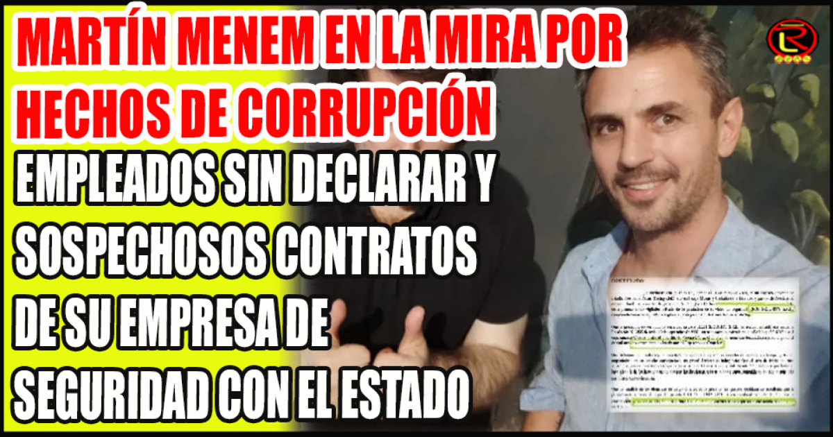 Contratos millonarios de TECH SECURITY SRL con el Estado - Riojalibre