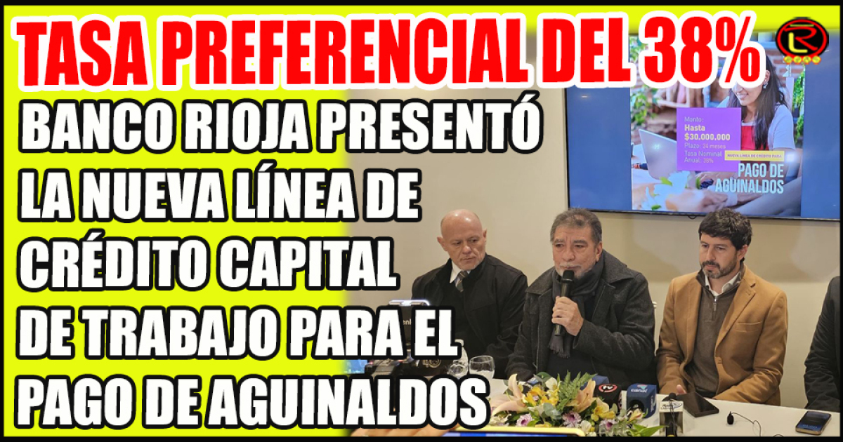 Créditos de hasta 30 millones de pesos – Riojalibre