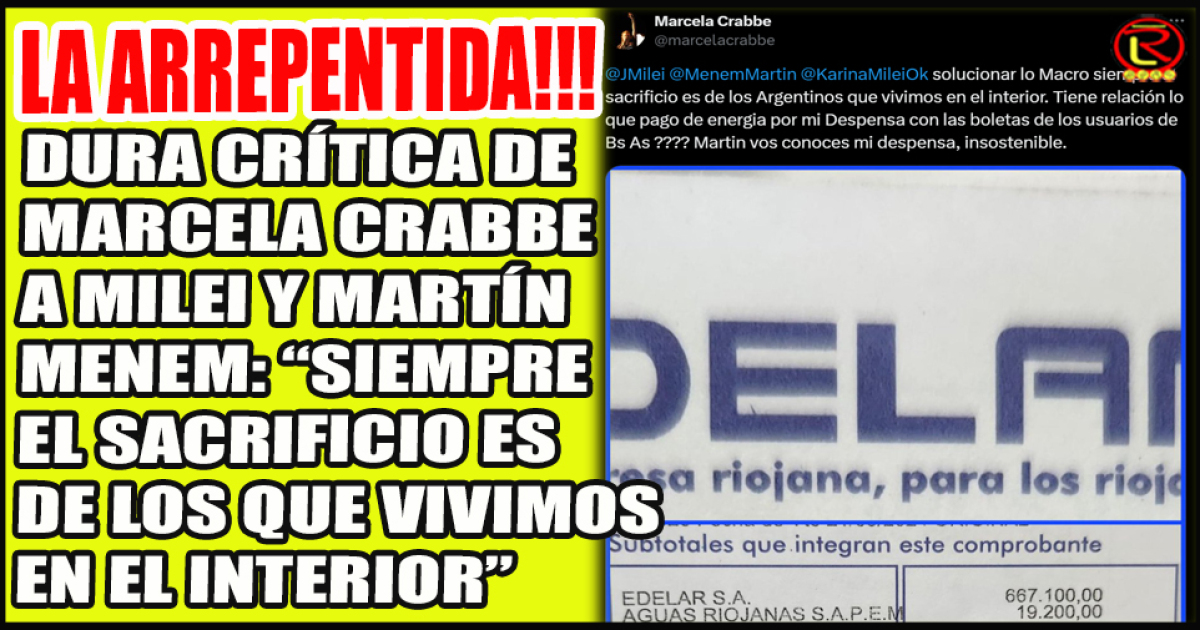 "Martín vos conocés mi Despensa, insostenible" - Riojalibre